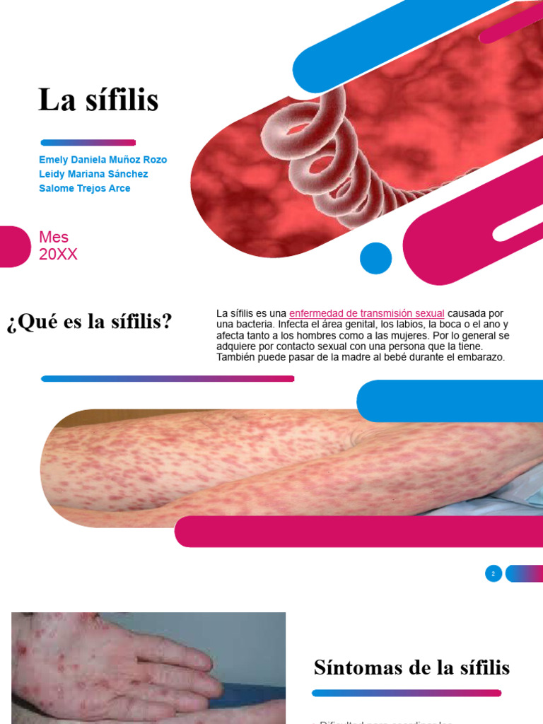 La Sífilis | PDF | Penicilina | Condón
