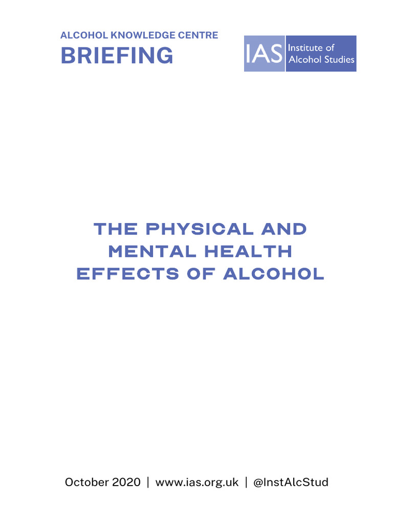 Alcohol's Impact on Health: A Brief Guide | PDF