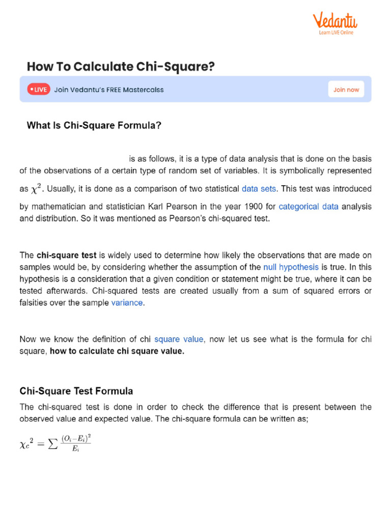 How To Calculate Chi-Square | PDF How To Calculate Chi-Square | PDF