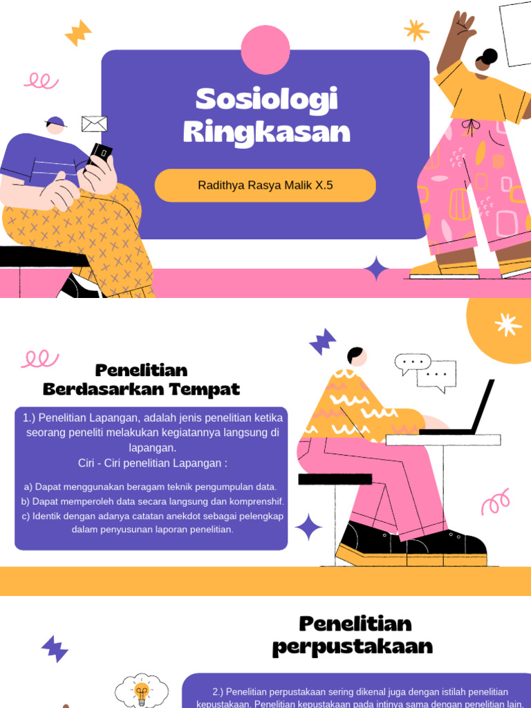 Sosiologi Ringkasan Radithya Rasya M | PDF