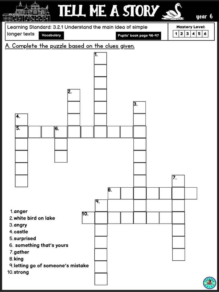 Tell Me A Story-Year 6 Worksheets | PDF