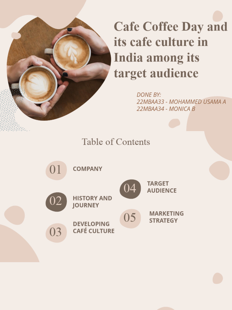 BM-cafe coffee day | PDF