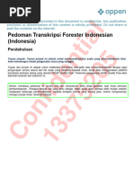 Gotranscript Transcription Guidelines (Adapted For Bahasa Indonesia) Revised | PDF