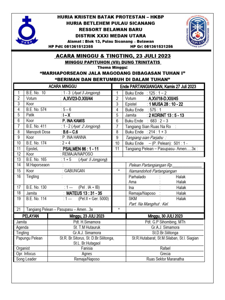 Tingting - 23 Juli 2023 | PDF