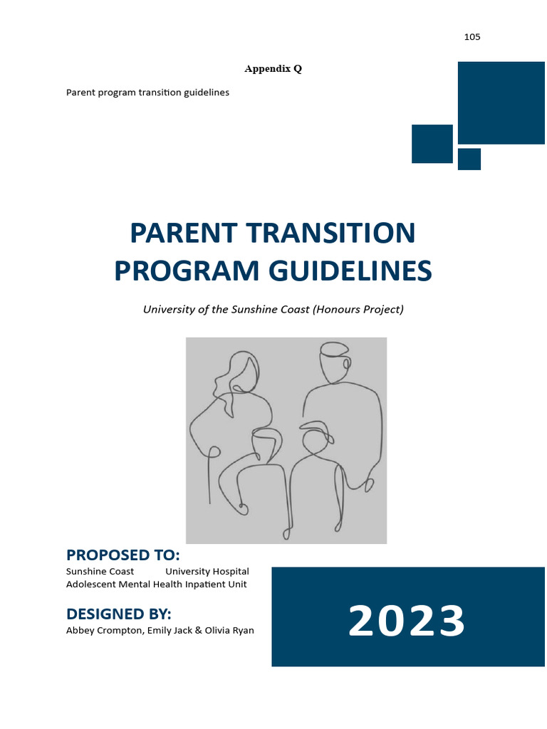 Eating Disorder - Parent Transition Program Guidelines | PDF | Career & Growth | Wellness