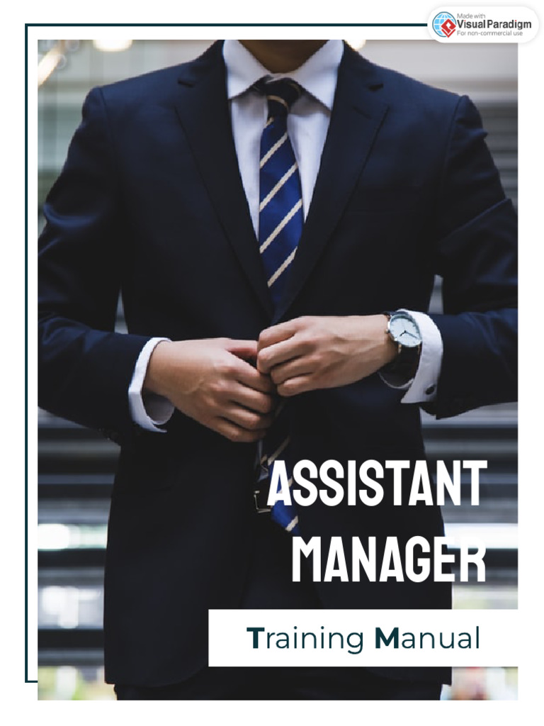 Assistant Manager Training Manual-Page-1 | PDF