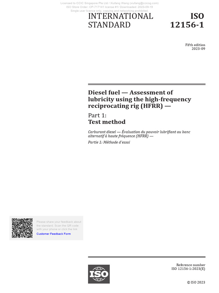Iso 12156-1-2023 | PDF