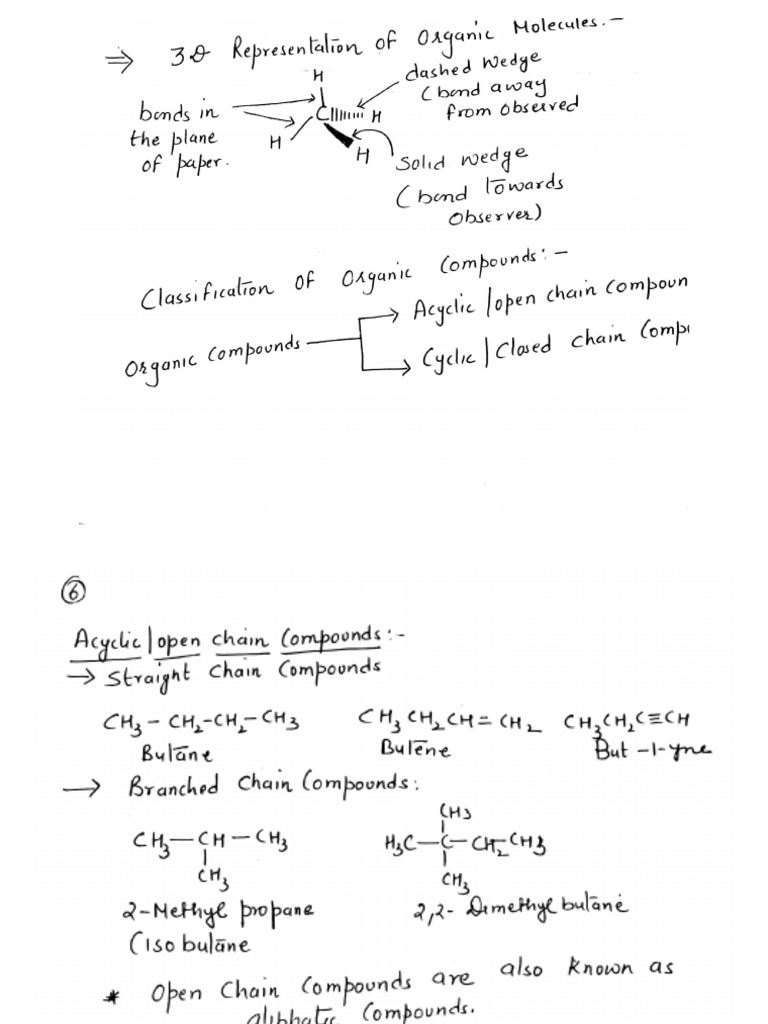 Classification of Organic Compounds | PDF