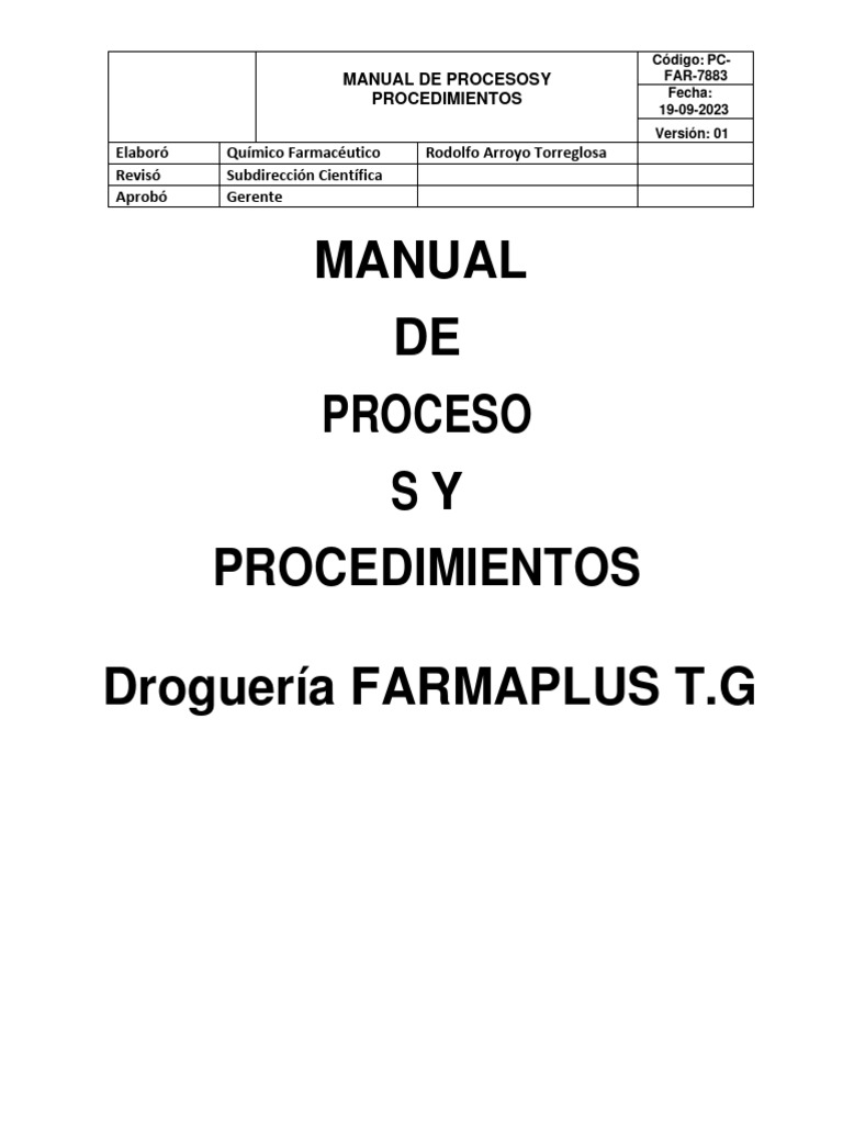 FARMAPLUS | PDF | Farmacia | Farmacéutico