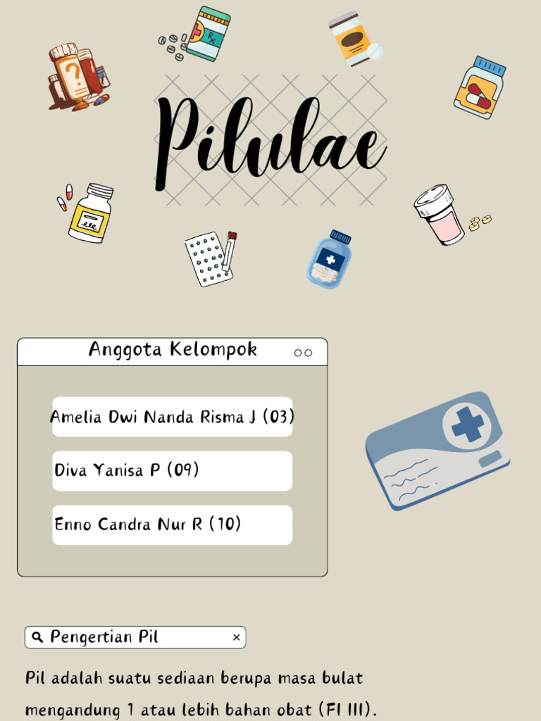 Pilulae (Done) | PDF