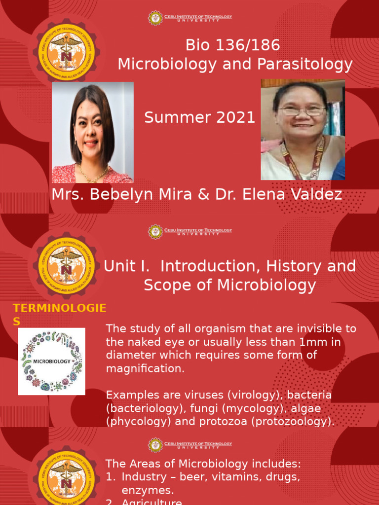 Unit 1. Introduction History and Scope of Microbiology | PDF Unit 1. Introduction History and Scope of Microbiology | PDF