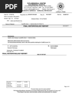 CT Scan Result Sample Template | PDF | Radiology | Ct Scan
