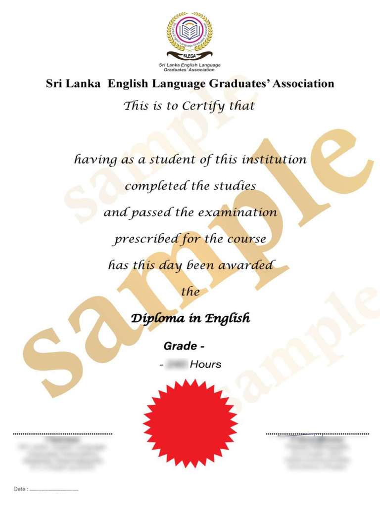 Certificate & Transcript | PDF