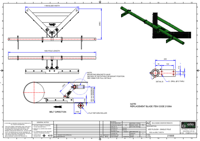 1050mm VEE PLOUGH | Download Free PDF | Mechanical Engineering ...