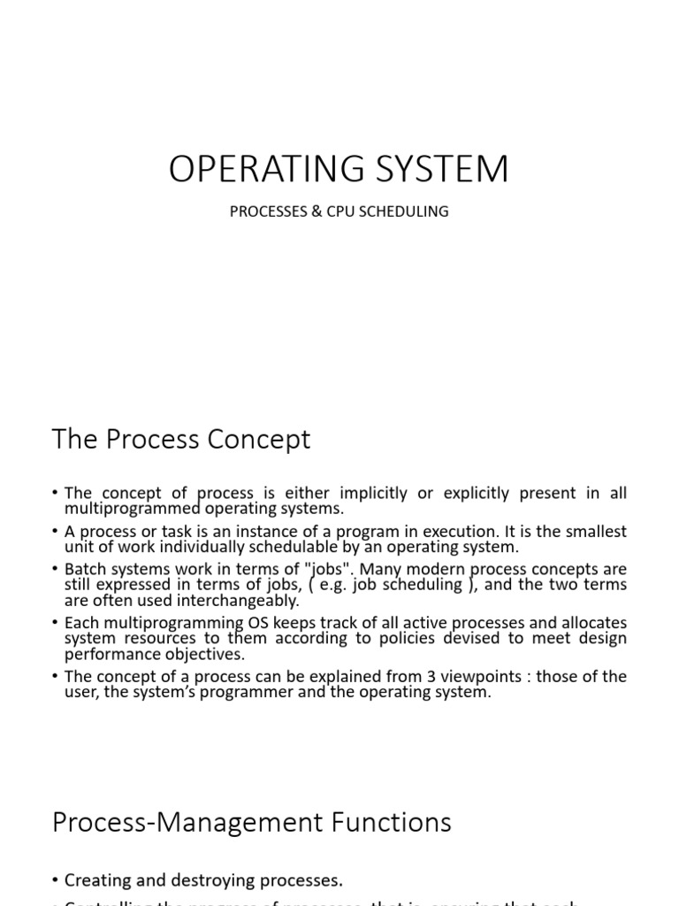 LE-4 PROCESSES | PDF