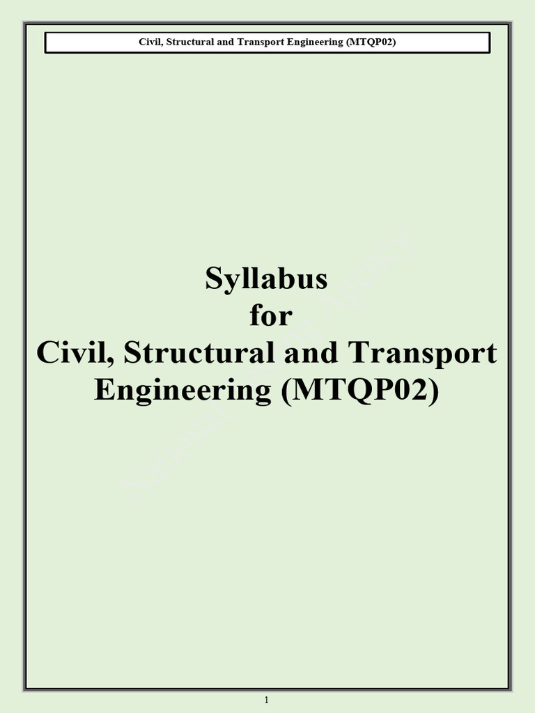 Civil Structural and Transport Engineering mtqp02 | PDF | Integral ...