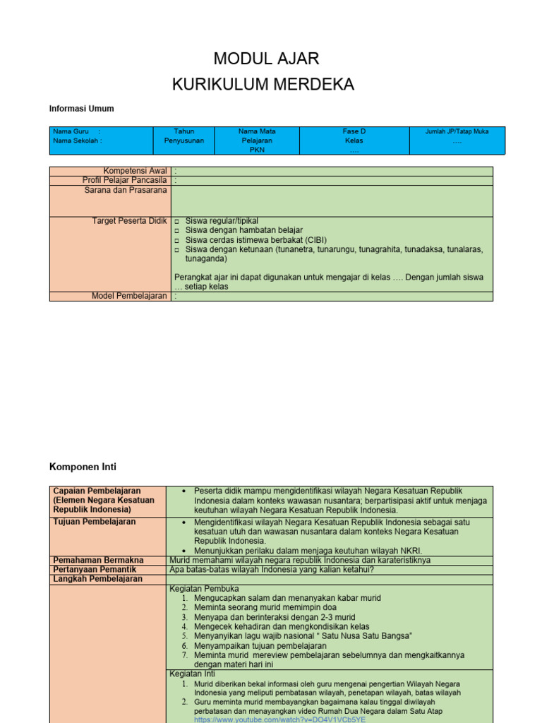 Modul Ajar SMP | PDF