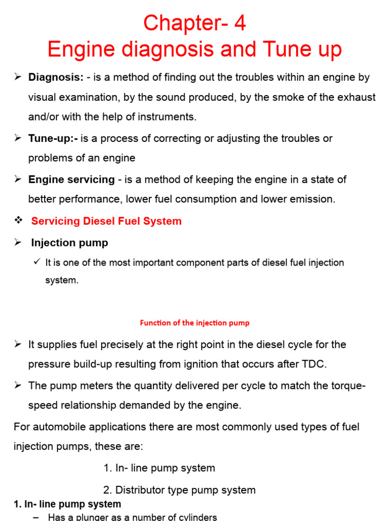 Chapter 4 ppt | PDF | Diesel Engine | Engines