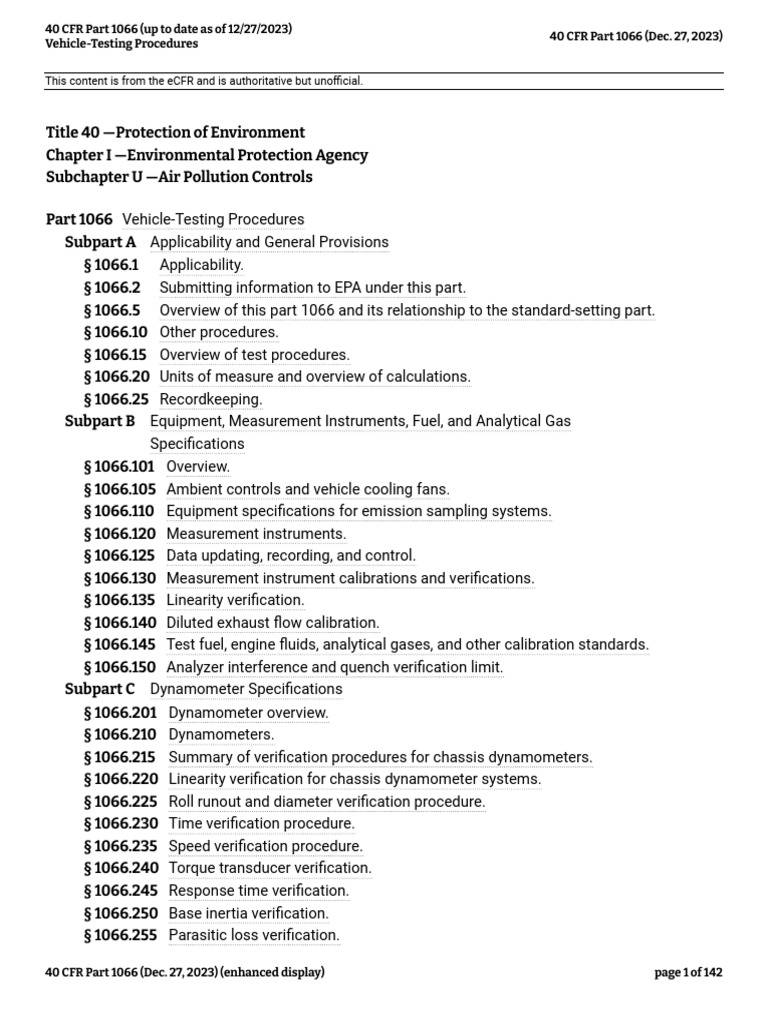 Vehicle Emission Testing Guide | PDF | Exhaust Gas | Flow Measurement