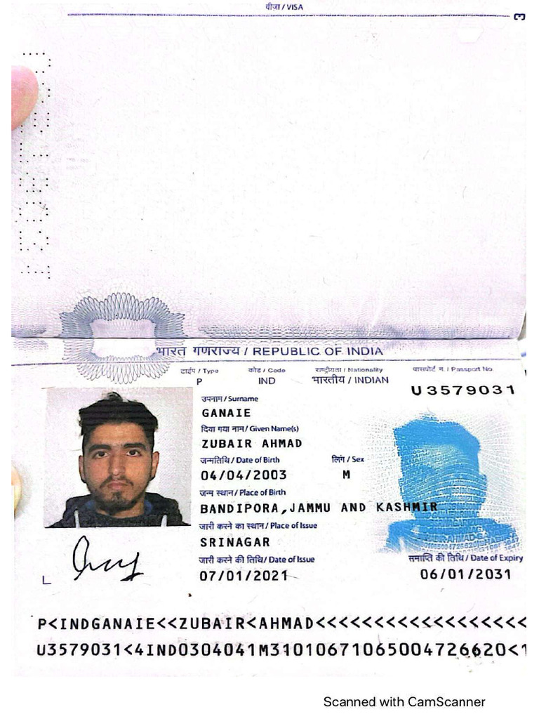 Zubair Passport | PDF