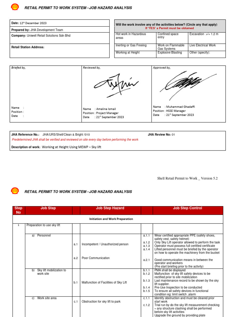 010 - WAH Using Skylift | PDF