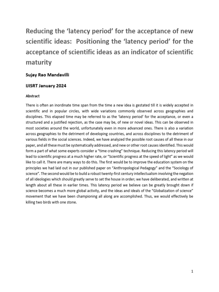 Sujay Reducing Latency Time in Science Final Final Final Final Final Final | Download Free PDF ...