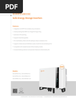 Solis 50kW Hybrid Inverter Datasheet | PDF | Electrical Grid | Power ...