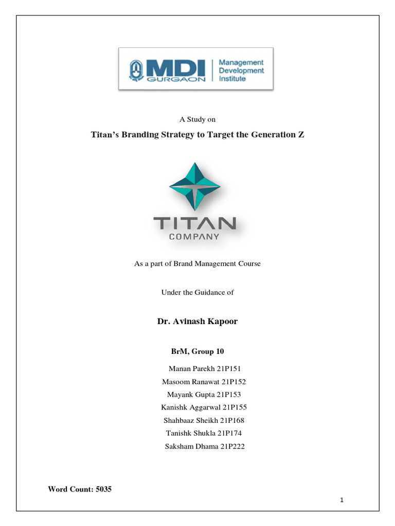 BRM - Group 10 | PDF | Brand | Retail