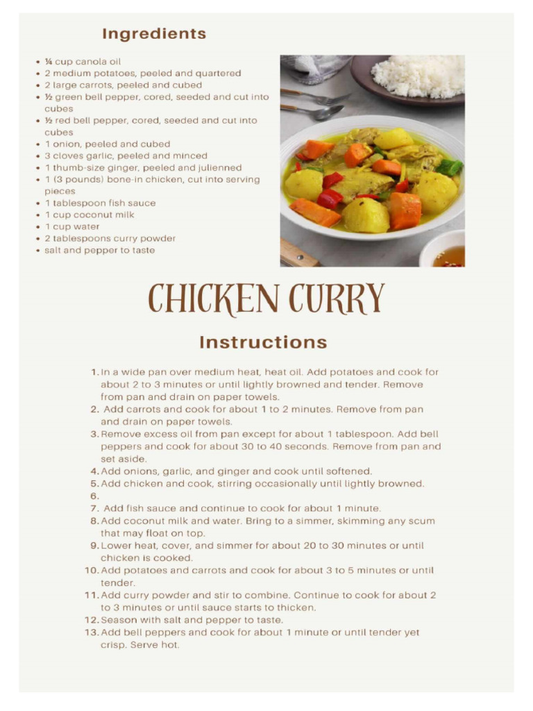 Recipe | PDF