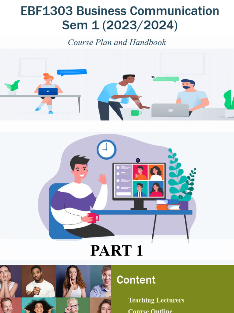 Business Communication Course Handbook | PDF | Résumé | Communication