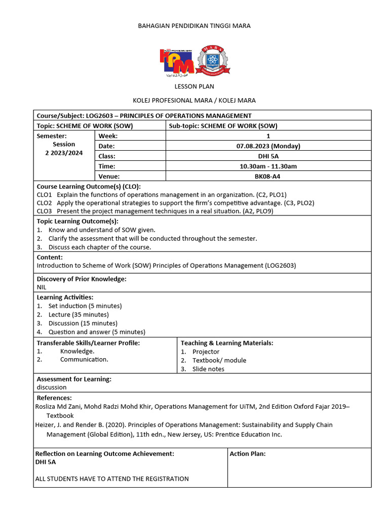 Week 1 | PDF | Learning | Teaching