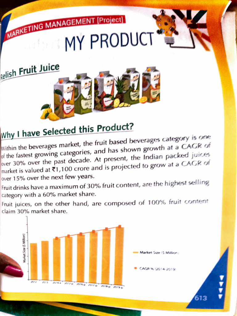 Relish Fruit Juice Marketing Project | PDF | Juice | Diet & Nutrition