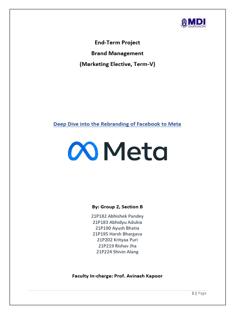BRM - Group 2 | PDF | Facebook | Virtual Reality