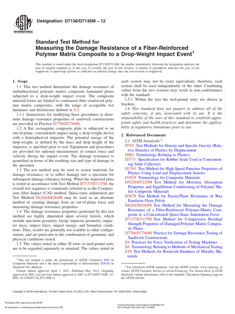 Astm Impact | PDF