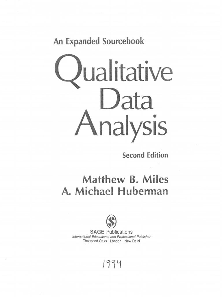 Miles Y Huberman Qual Data Red Pdf