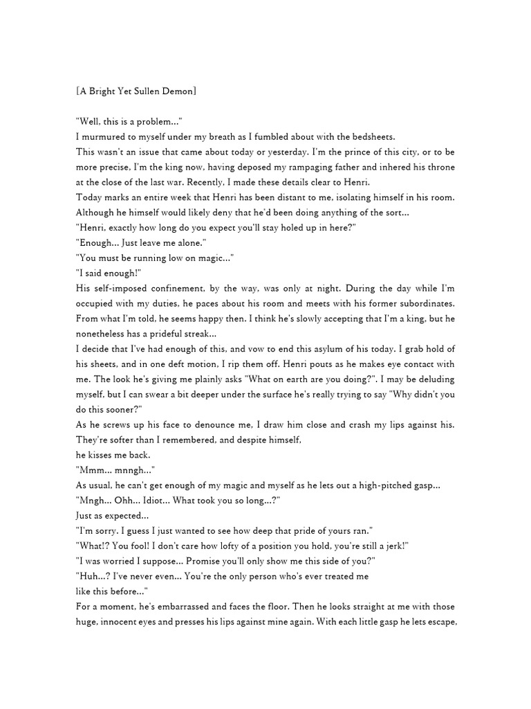 Demonic Love and Pregnancy | PDF | Mystery, Thriller & Crime Fiction