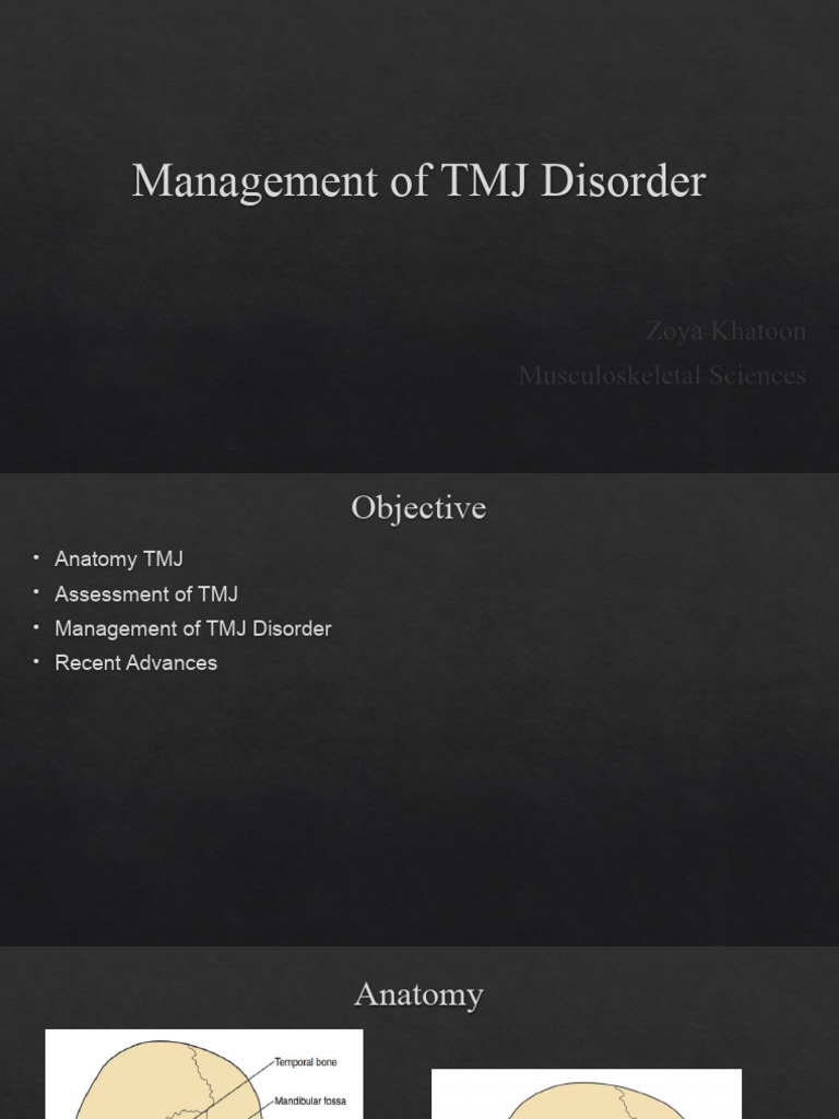 TMJ Disorder Management Techniques | PDF | Clinical Medicine | Medicine