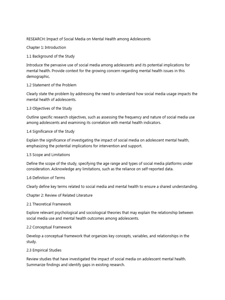 RESEARCH MENTAL HEALTH | PDF