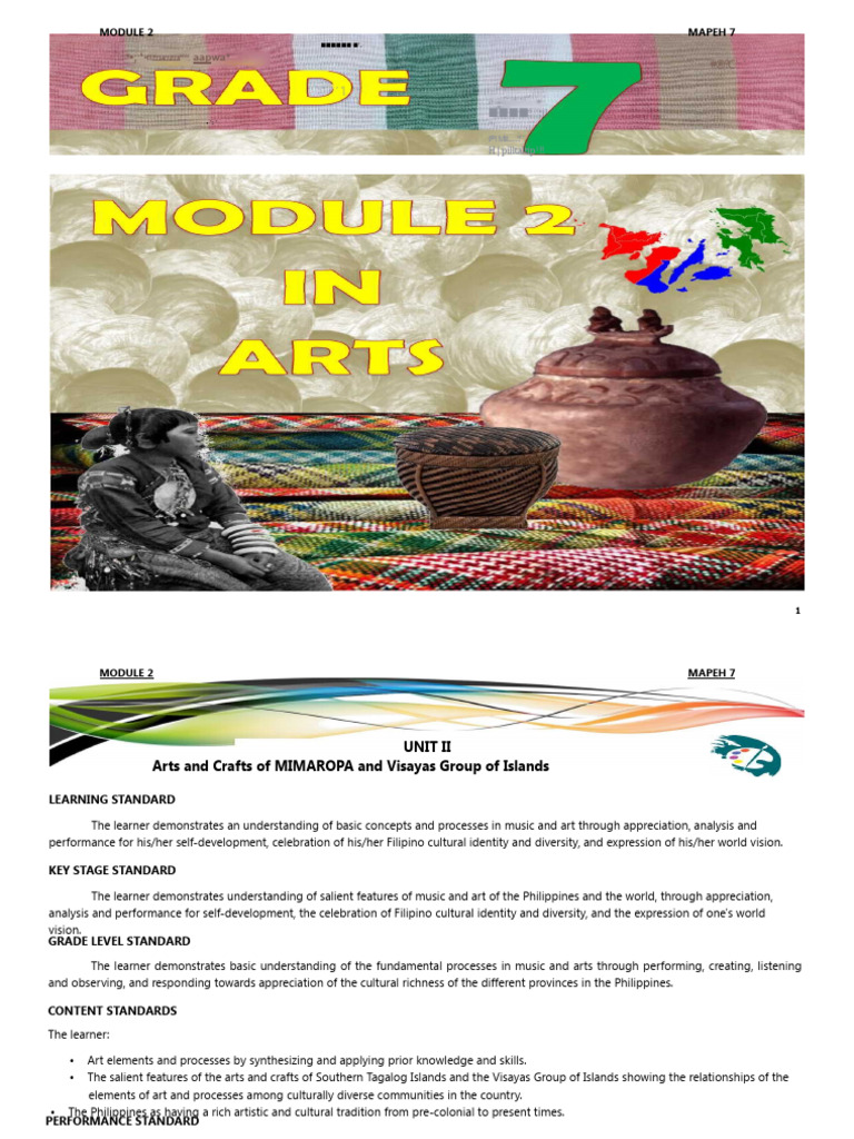 g7 Module in Arts 7 q2 Rufer | PDF