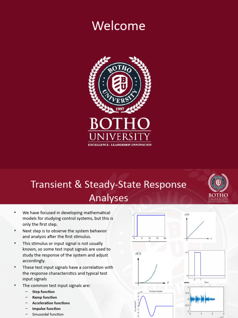 Lecture 7 Dynamic Modelling And Transient Response Pdf Damping