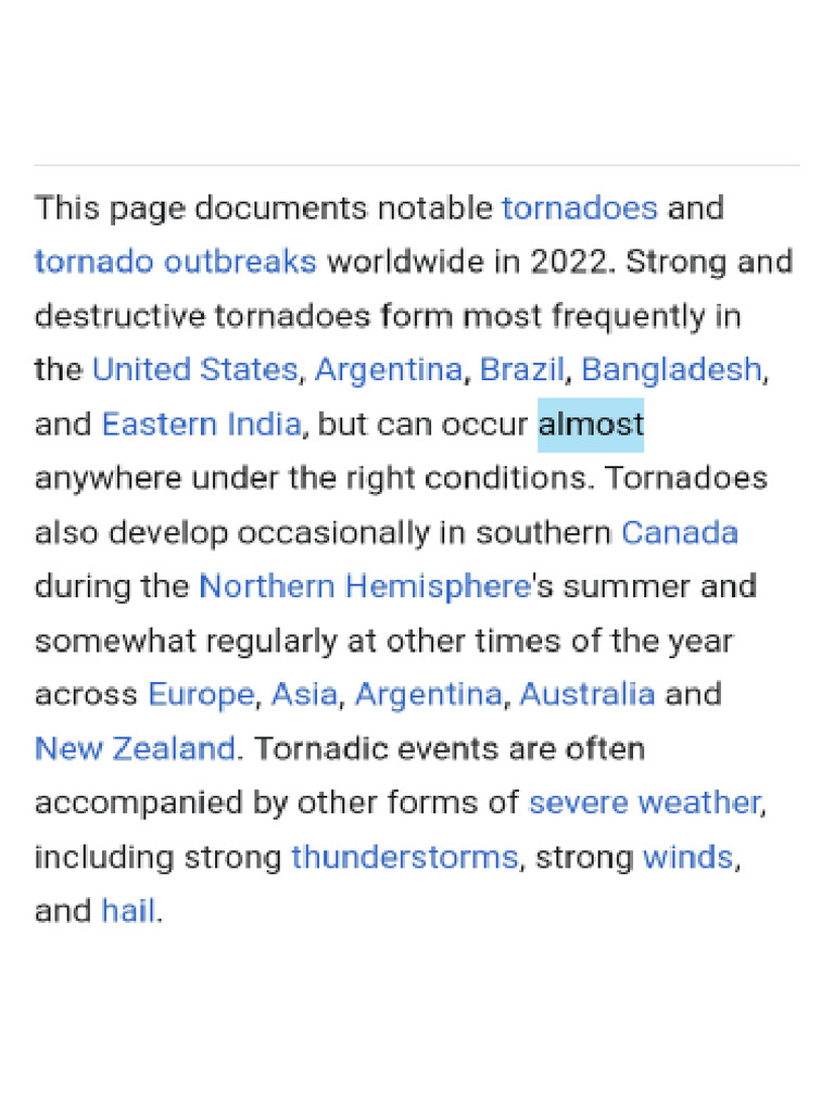 Tornadoes 2022 | PDF