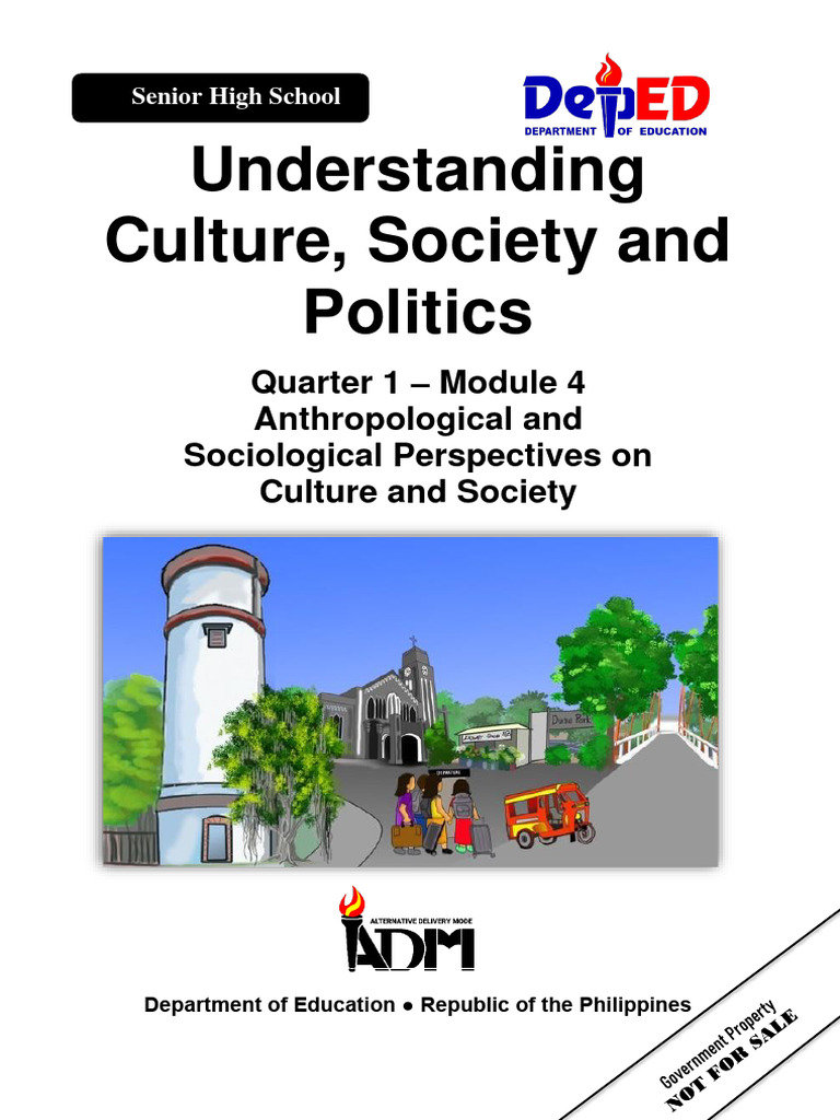 UCSP Q1 Mod4 Sociiologicalperspective v5-EDITED | PDF | Anthropology | Social Sciences