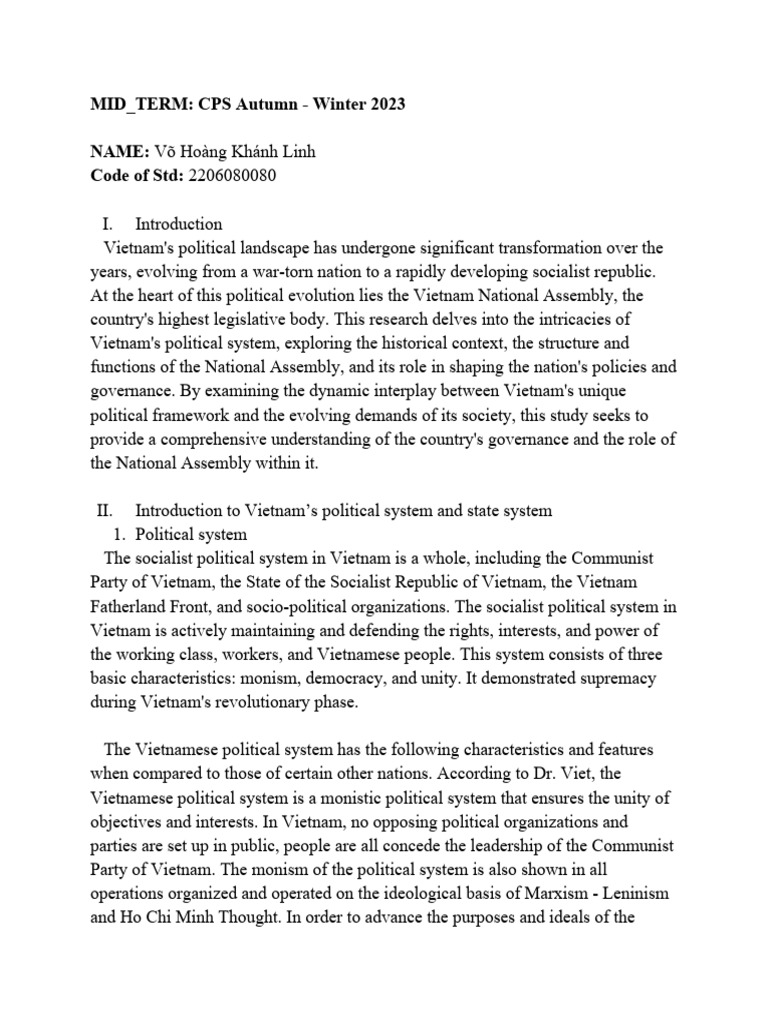 CPS Midterm | PDF | Government | Governance