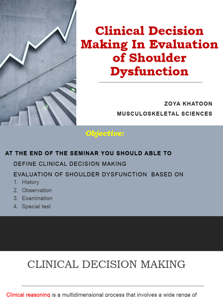 Shoulder Dysfunction Evaluation Guide | PDF | Shoulder | Diseases And ...