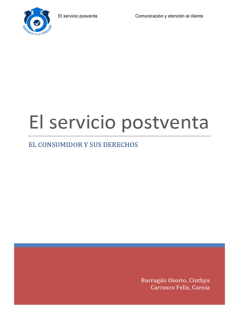 Bueno Servicio Postventa Trabajo Co | PDF