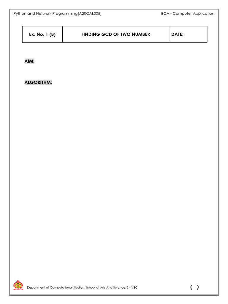 Python and Network Lab PART B | PDF | Computer Program | Programming Python and Network Lab PART B | PDF | Computer Program | Programming