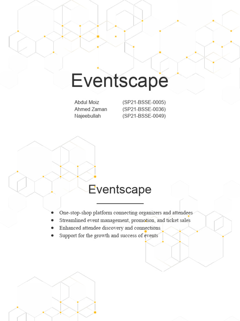 HCI Presentation Eventscape | PDF