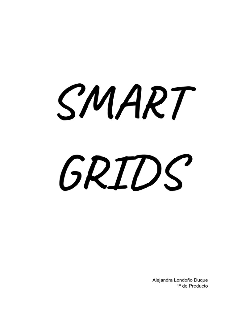 Smart Grids Pdf Ingenieria Eléctrica Energía Solar