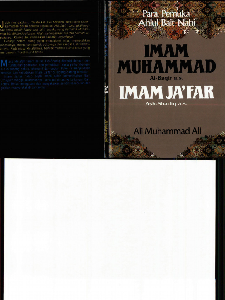 Para Pemuka Ahlul Bait Nabi Imam Muhammad Al-Baqir A.S. Imam Jafar Ash ...
