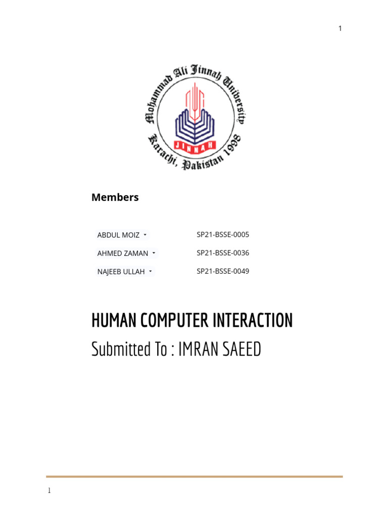 HCI Project Report Eventscape | PDF | Human–Computer Interaction | Human Communication